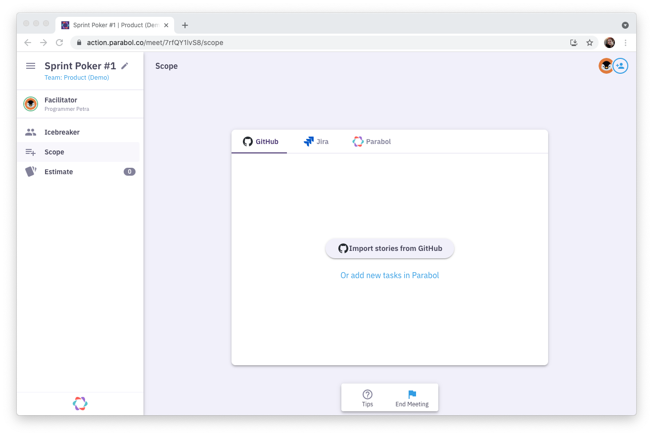 Sprint Poker: Online Estimation Tool for Remote Teams | Parabol