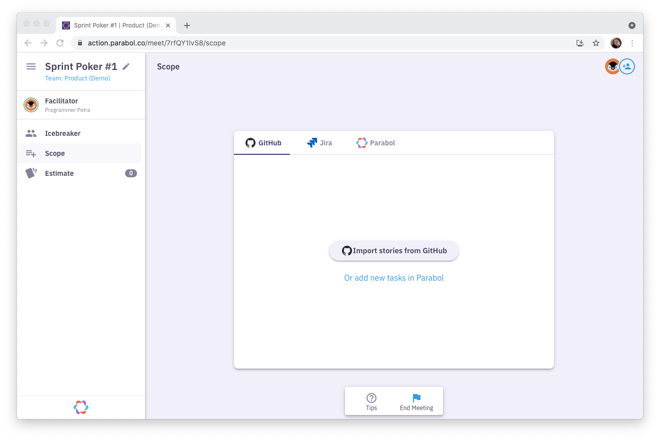 Sprint Poker: Online Estimation Tool for Remote Teams | Parabol