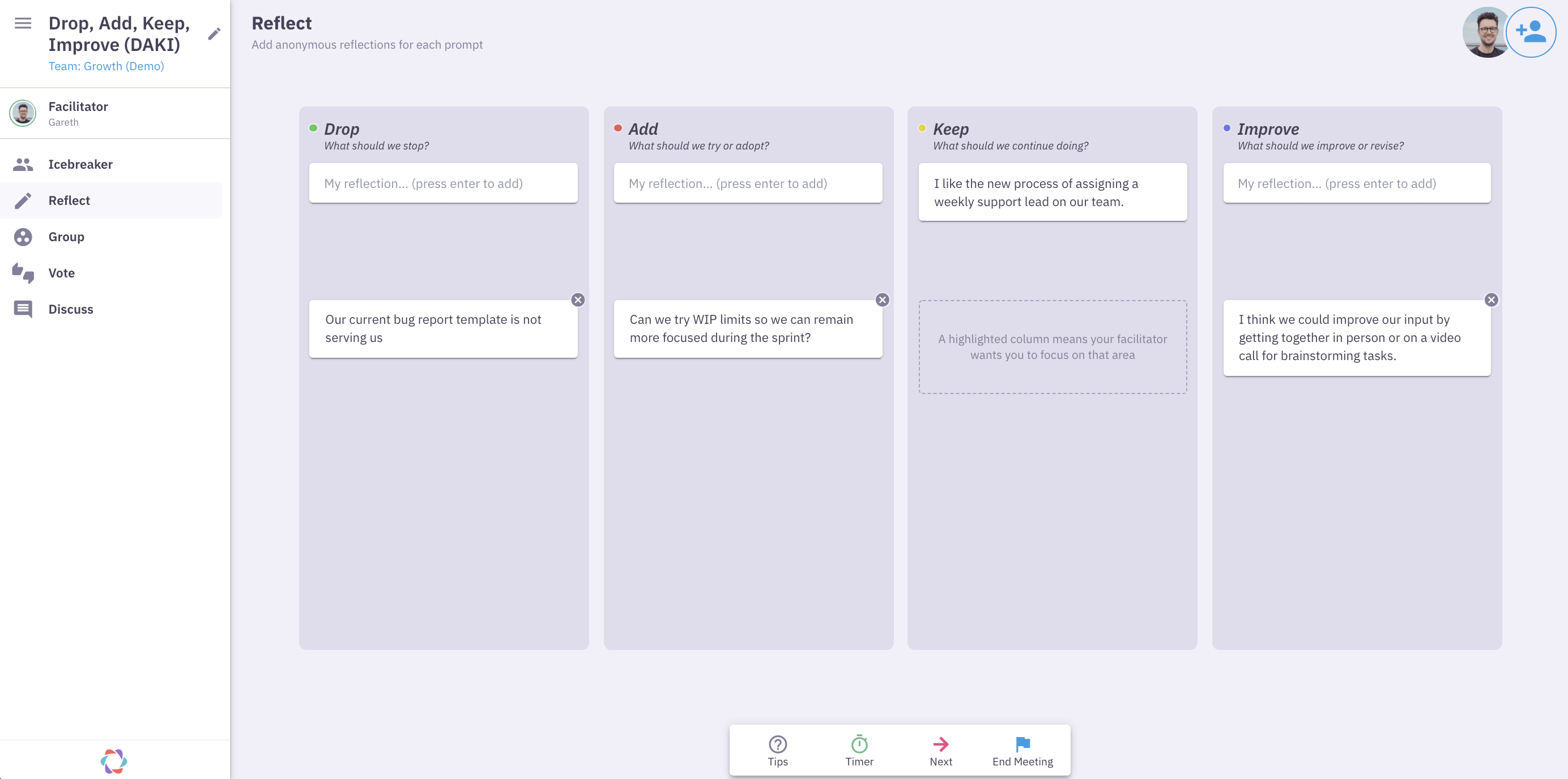 DAKI Retrospective | Parabol