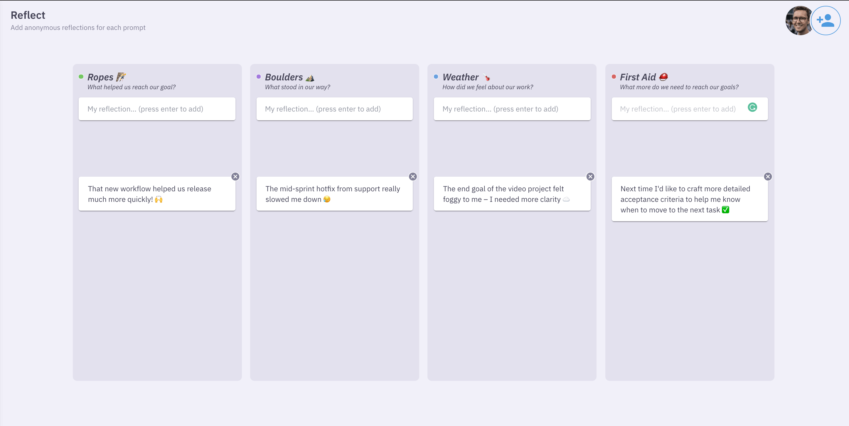 Mountain Climber Retrospective | Parabol