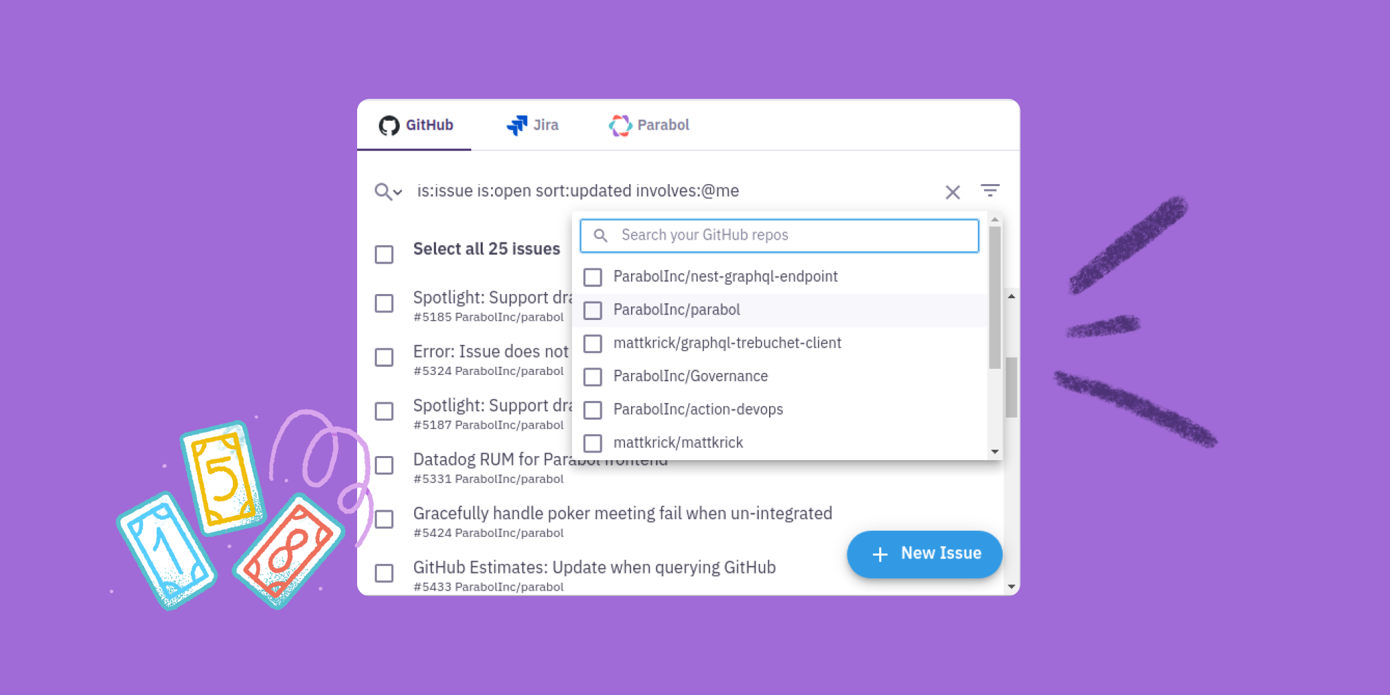 Free Github Integration For Remote Retrospectives And Estimation Parabol