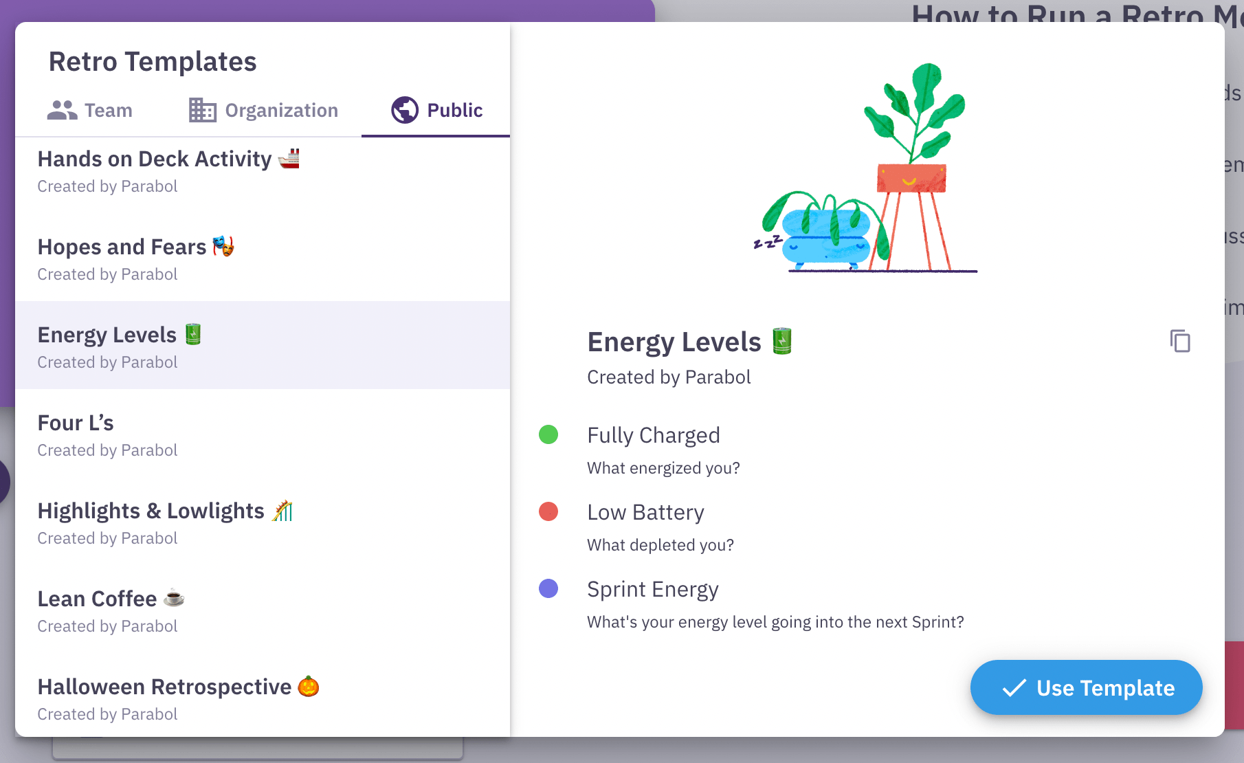Energy Levels Retrospective | Parabol
