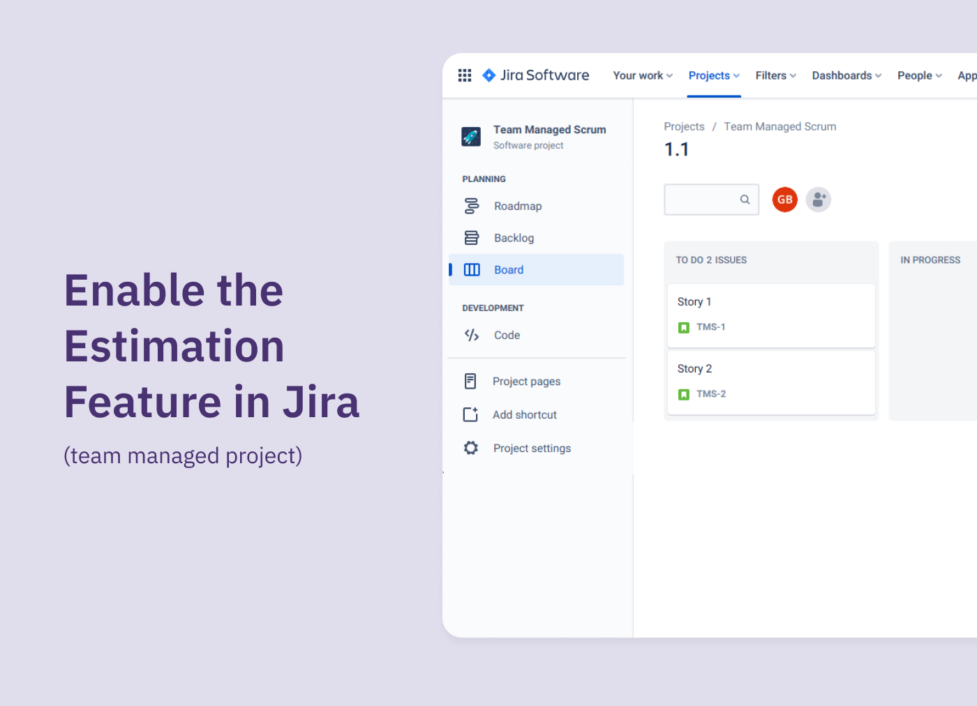 How to enable the Estimation feature in Jira - Team Managed Project | Parabol