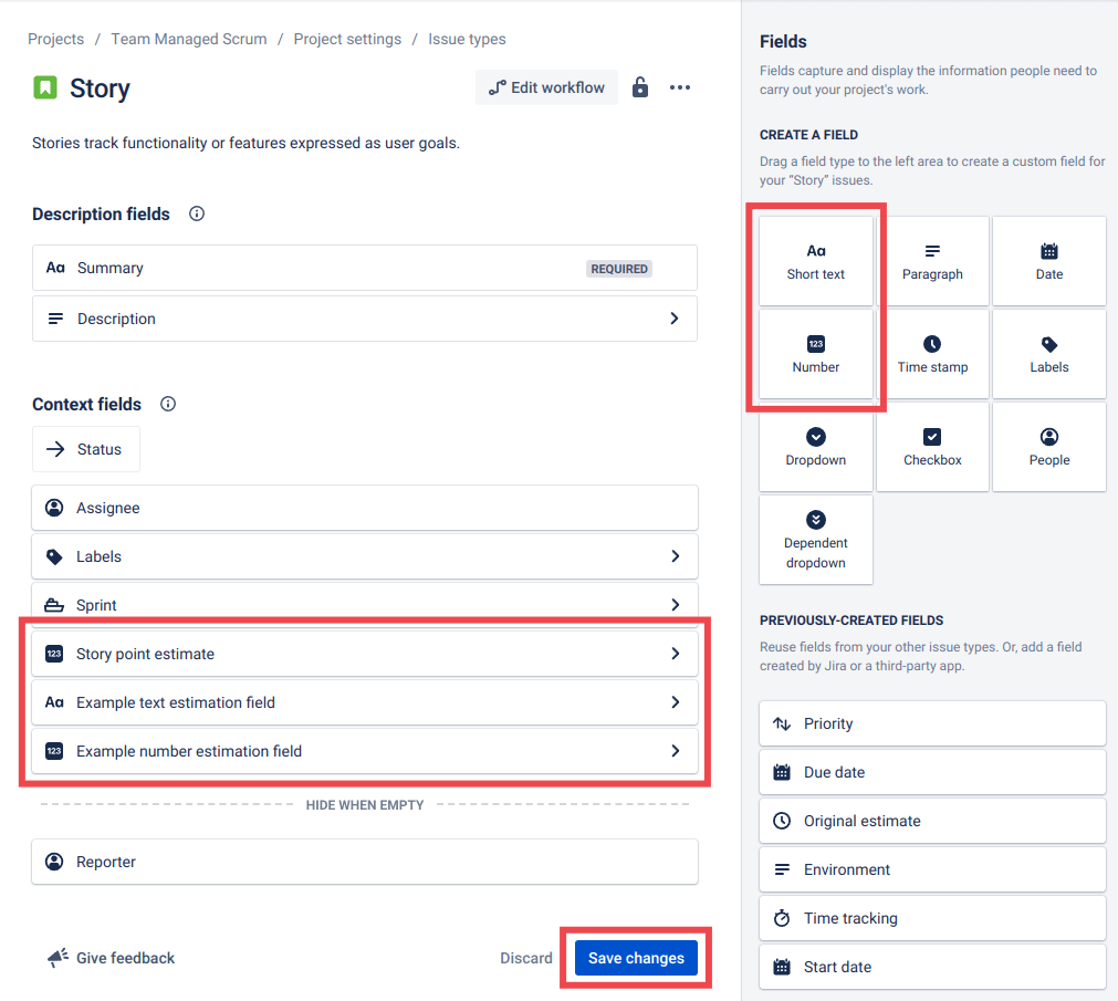 How to enable the Estimation feature in Jira - Team Managed Project | Parabol