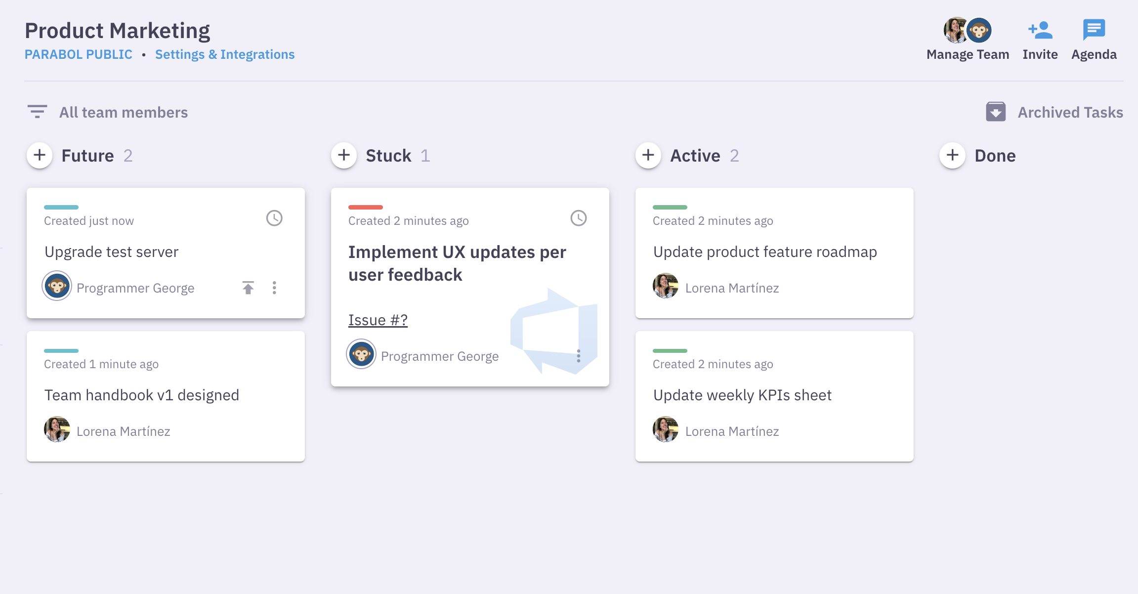 Free Azure DevOps Integration for Remote Meetings | Parabol