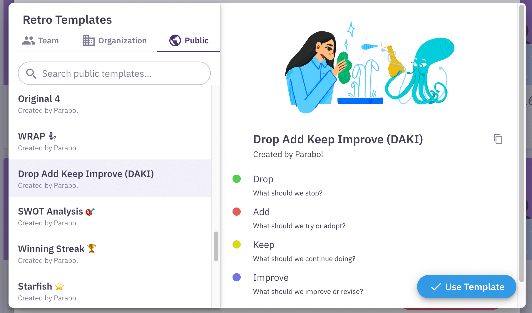 DAKI Retrospective | Parabol