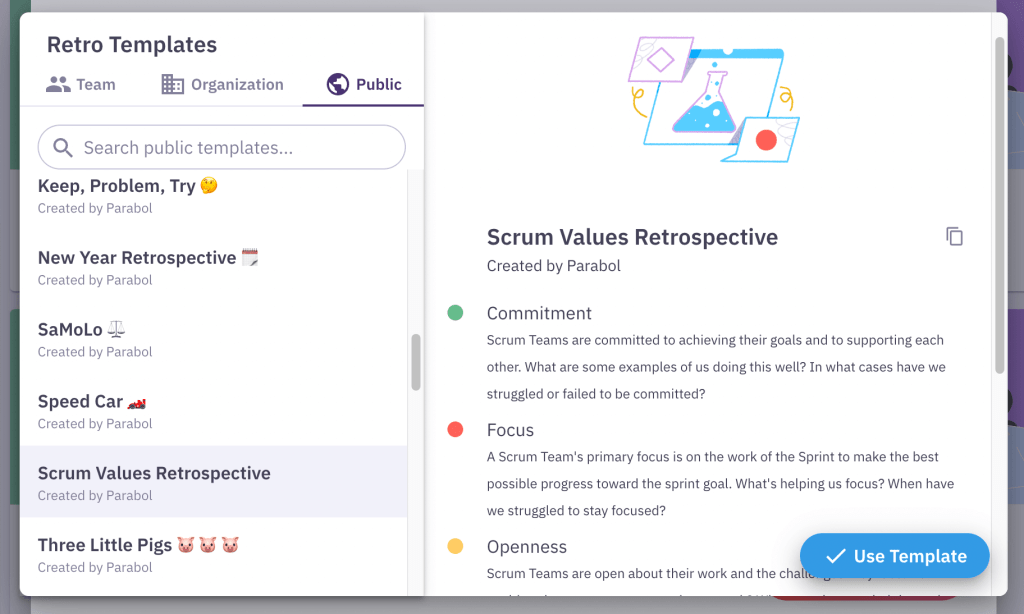 Scrum Values Retrospective | Parabol Scrum Values Retrospective | Parabol