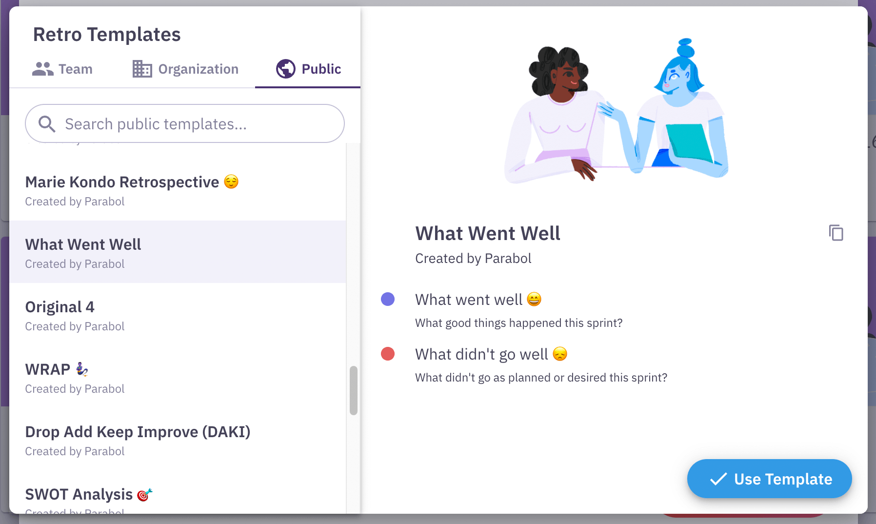 What Went Well Retrospective| Parabol