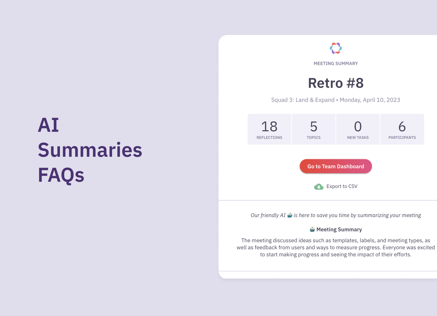 How AI summaries work | Parabol